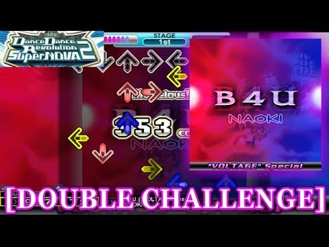 【DDR】 B4U ("VOLTAGE" Special) [DOUBLE CHALLENGE] 譜面確認＋クラップ - YouTube
