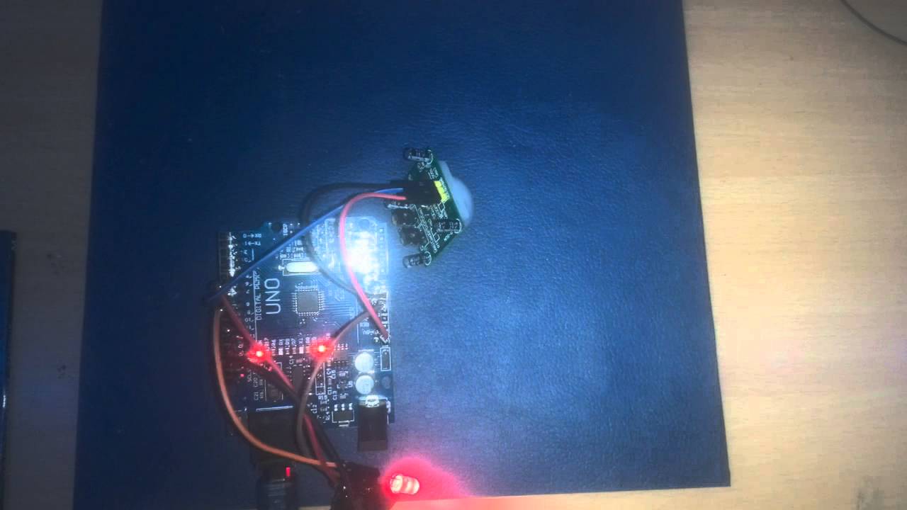 Arduino - PIR MOTION DETECTOR DSN-FIR800 - RCW 0506 - YouTube