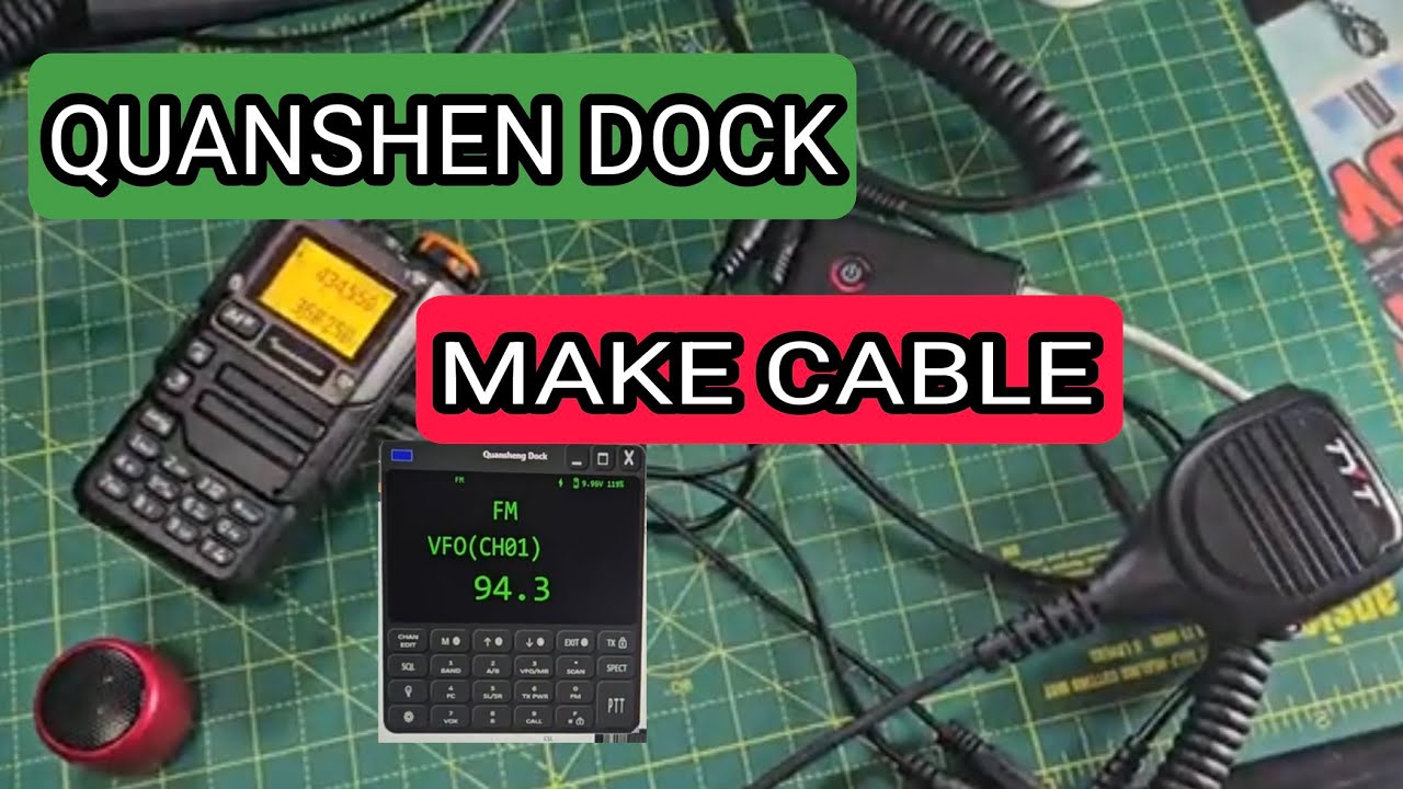 QUANSHENG DOCK - MAKING CABLE LEARNING , Tests - YouTube