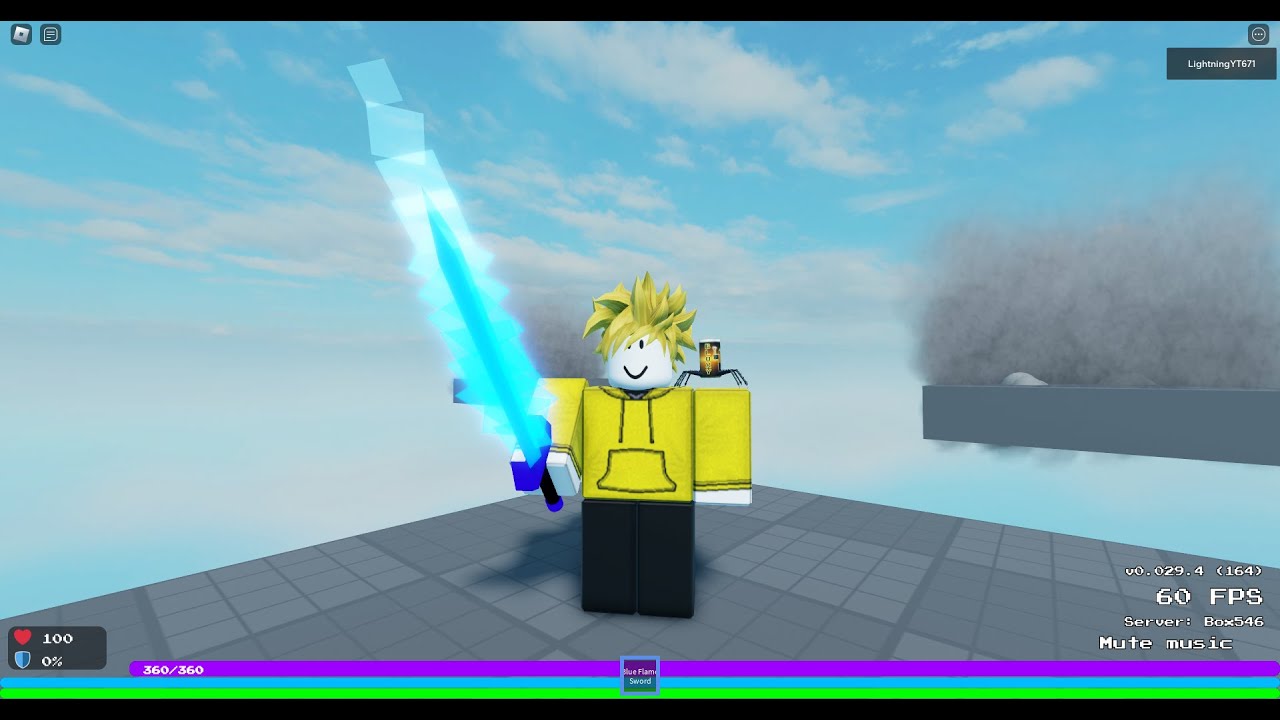 How To Make A Blue Flame Sword In Cubes! - YouTube