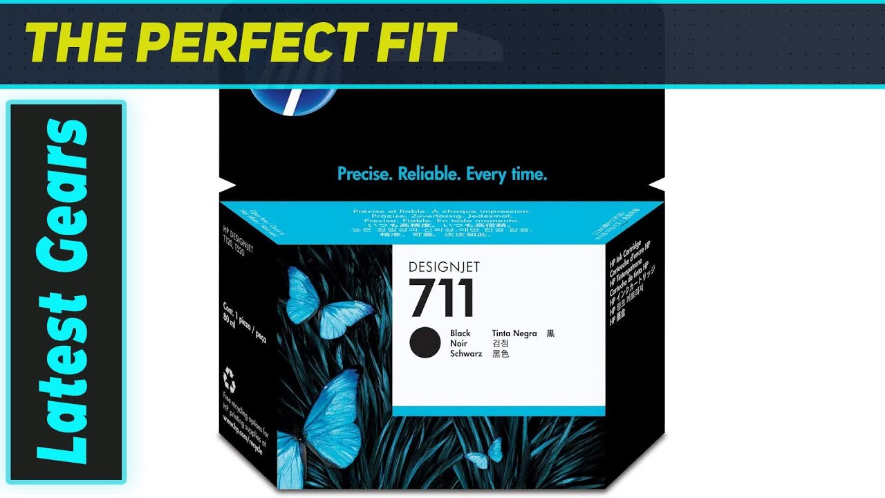 HP 711 DesignJet Ink: The Ultimate Black for Professional Prints - YouTube