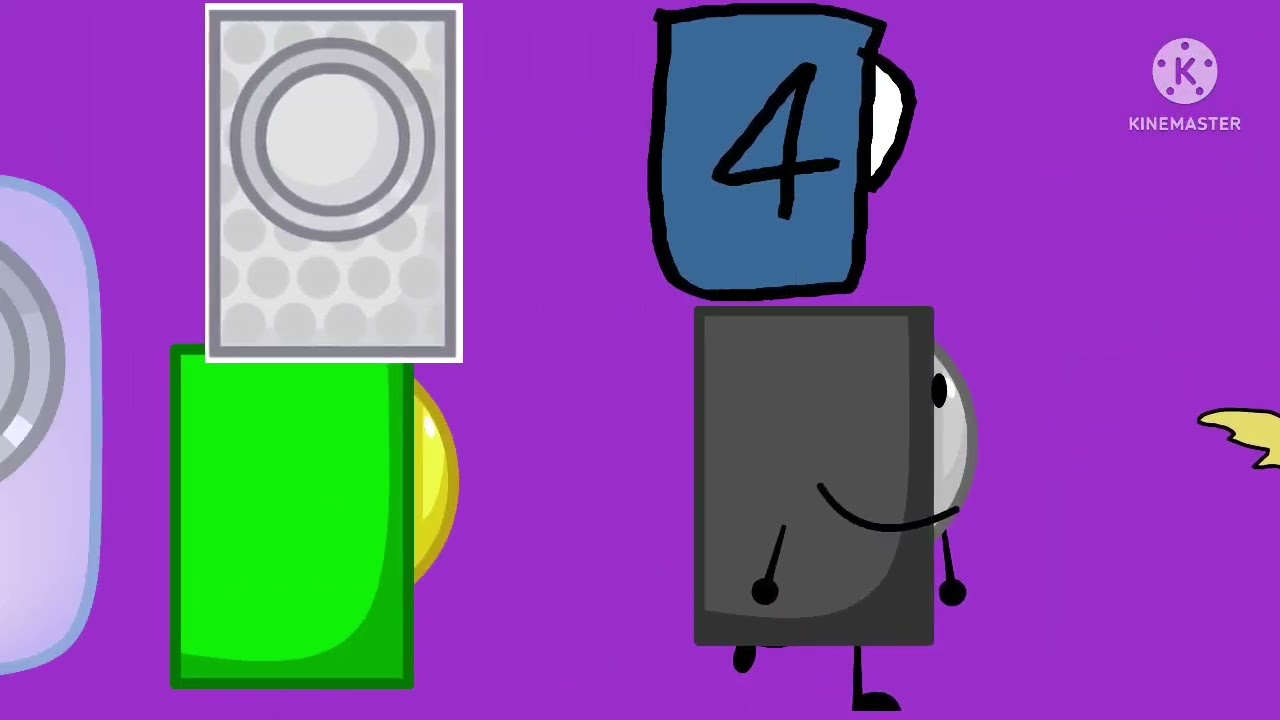 Bfdi speaker box stampede purple screen - YouTube