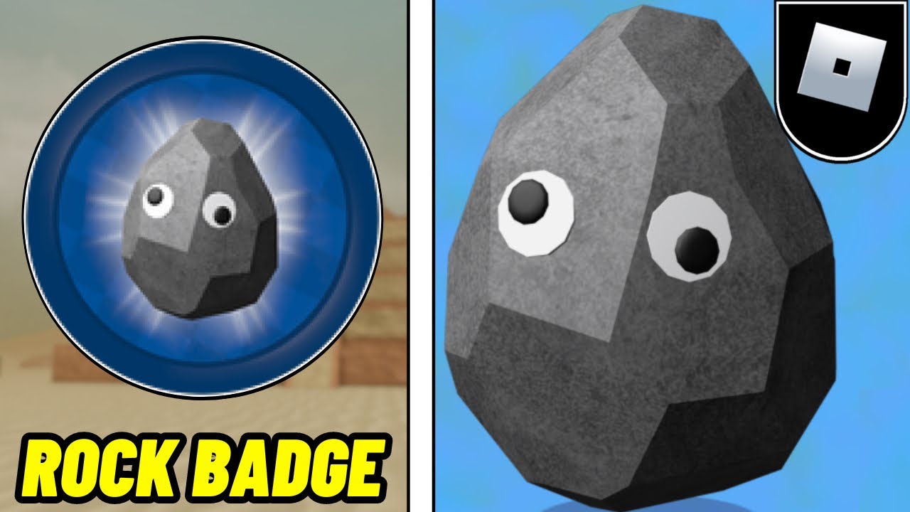 How to get ROCK BADGE in TOWER HEROES (ROBLOX) - YouTube