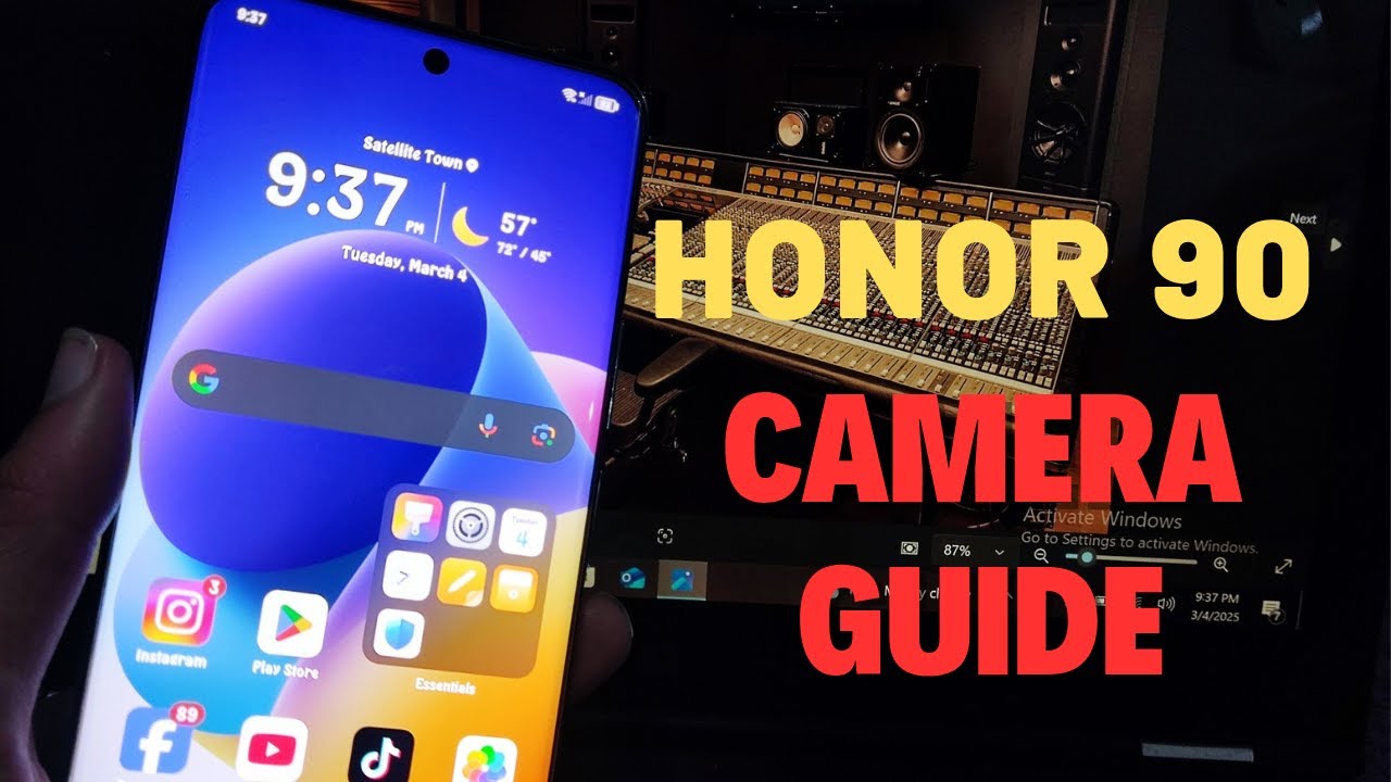 Honor 90 Camera setting for stunning photos and videos - YouTube