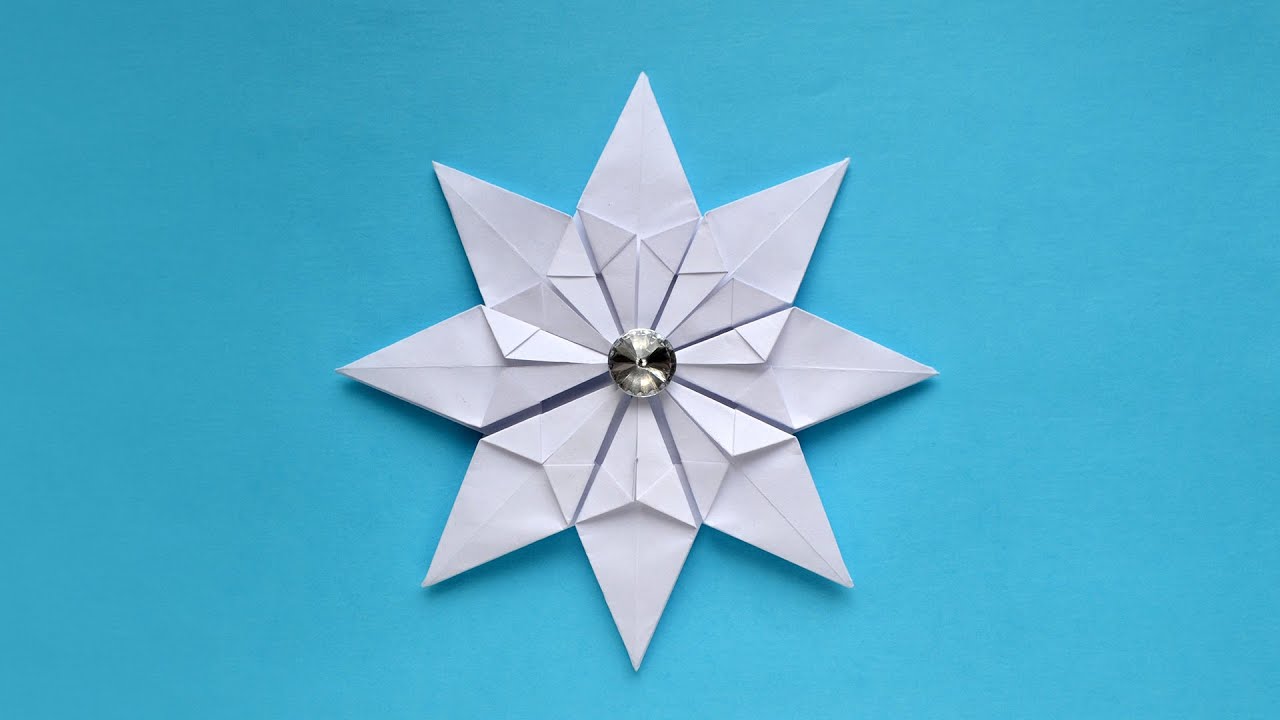 Easy Paper SNOWFLAKE (STAR) | Christmas Decoration | Modular Origami ...