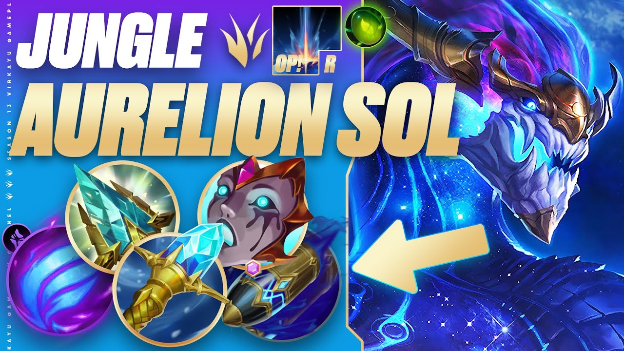 Can REWORKED AURELION SOL Jungle? Naturally. 🌌🐲 (BEST Builds, Runes ...