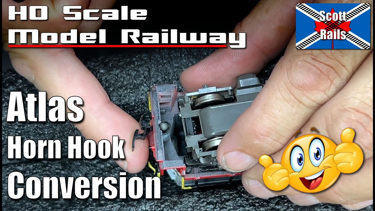 Train-Tastic Tips - Atlas Horn Hook Pin Couplers Upgrade - YouTube