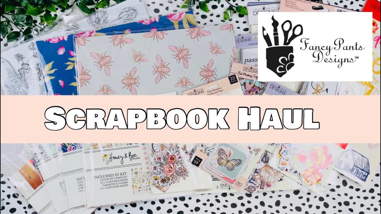 Scrapbook Haul | ft. Fancy Pants Designs Summer collections - YouTube