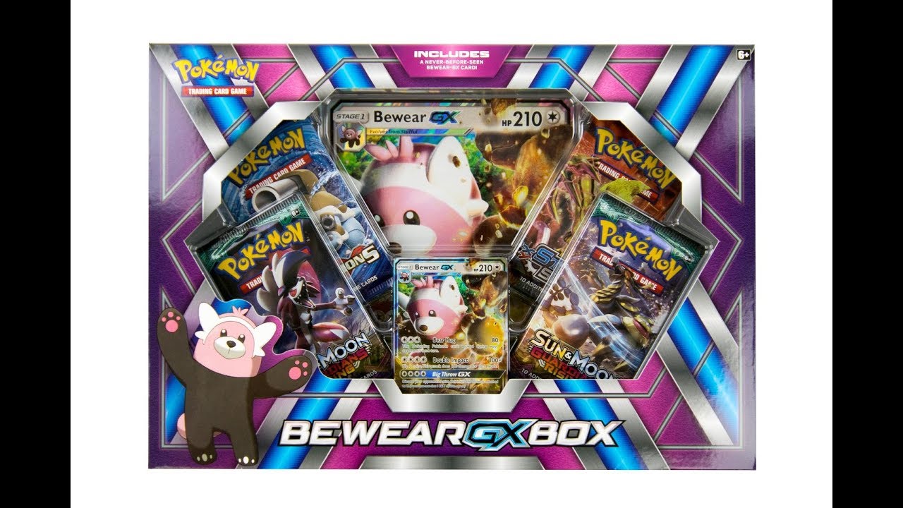 Pokemon Cards - BEWEAR GX BOX OPENING! - YouTube