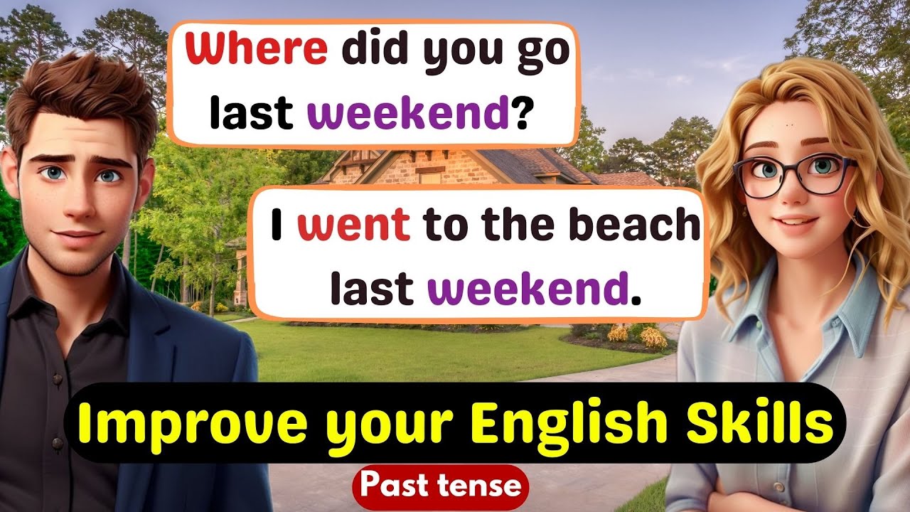 Past tense conversation practice | English Speaking practice | daily ...