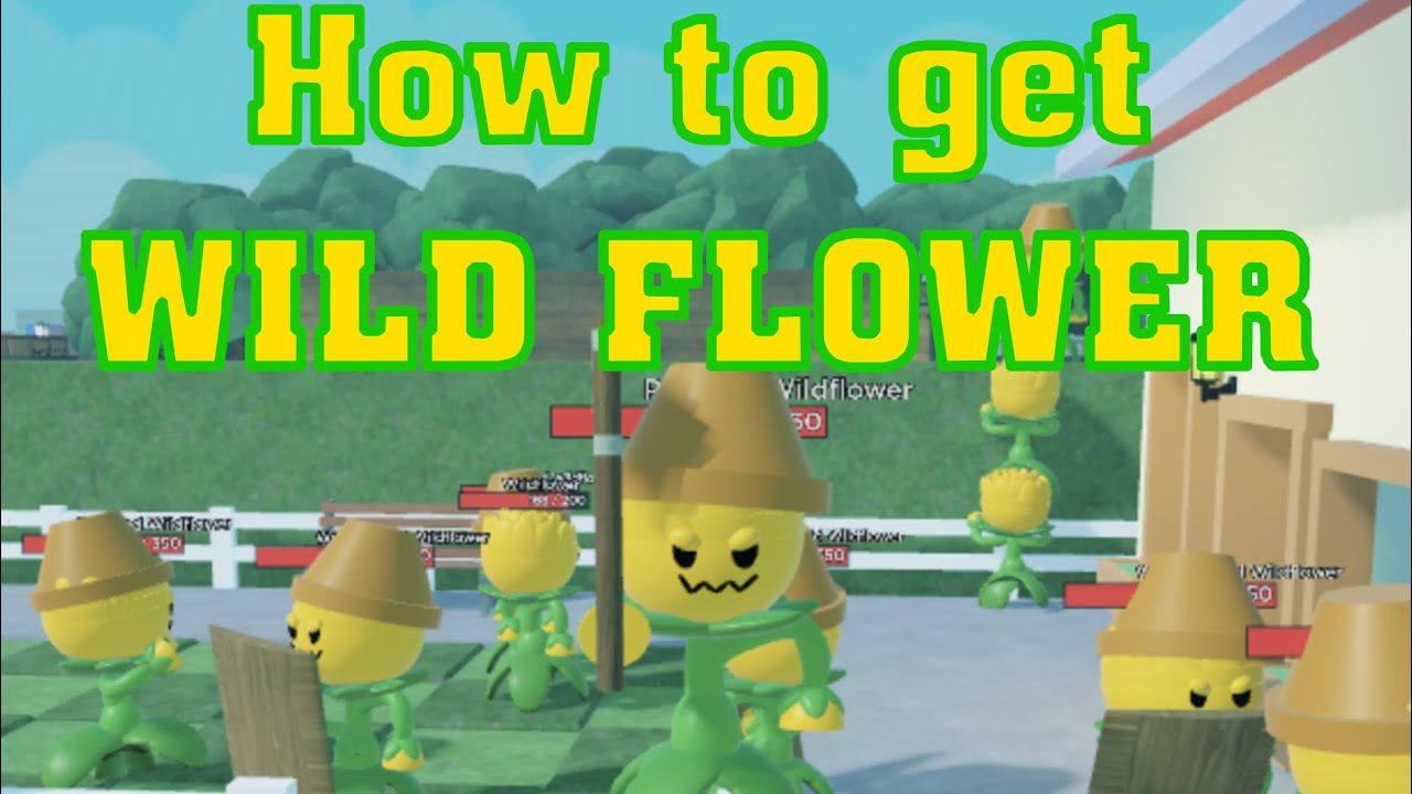 How to get wild flower + showcase (PvZ Garden Invasion) - YouTube