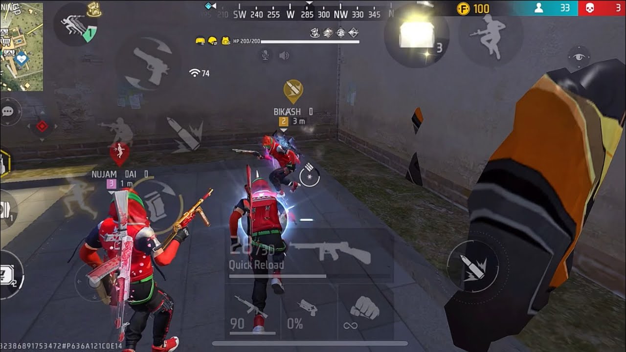 Br-Ranked Squad: 45 KILLS Uncut 4-FINGER Gameplay - YouTube