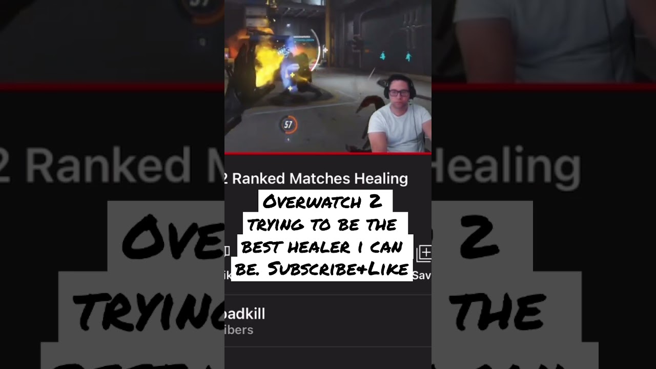 Life of an Overwatch Healer #shorts - YouTube
