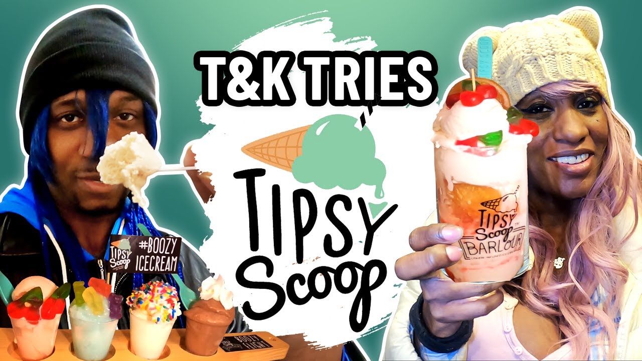 Tipsy Scoop The Boozy Ice Cream -T&K Tries it- - YouTube