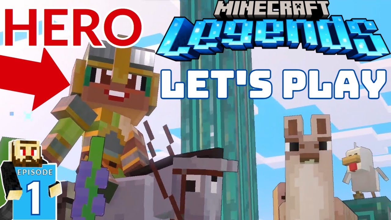 HERO of the Overworld! | Minecraft Legends Campaign Let's Play | 01 ...