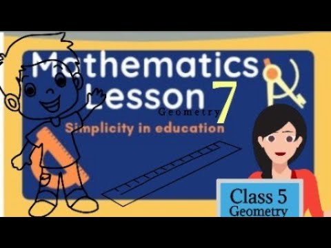 Maths, Chapter 7 Geometry of class 5 complete lecture, how to draw ...