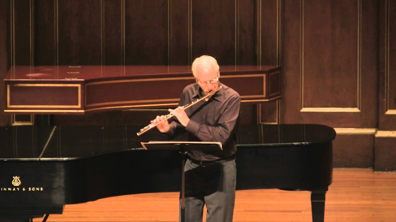 Fenwick Smith plays Feld's Four Pieces for Flute alone (Producer: SiMon ...