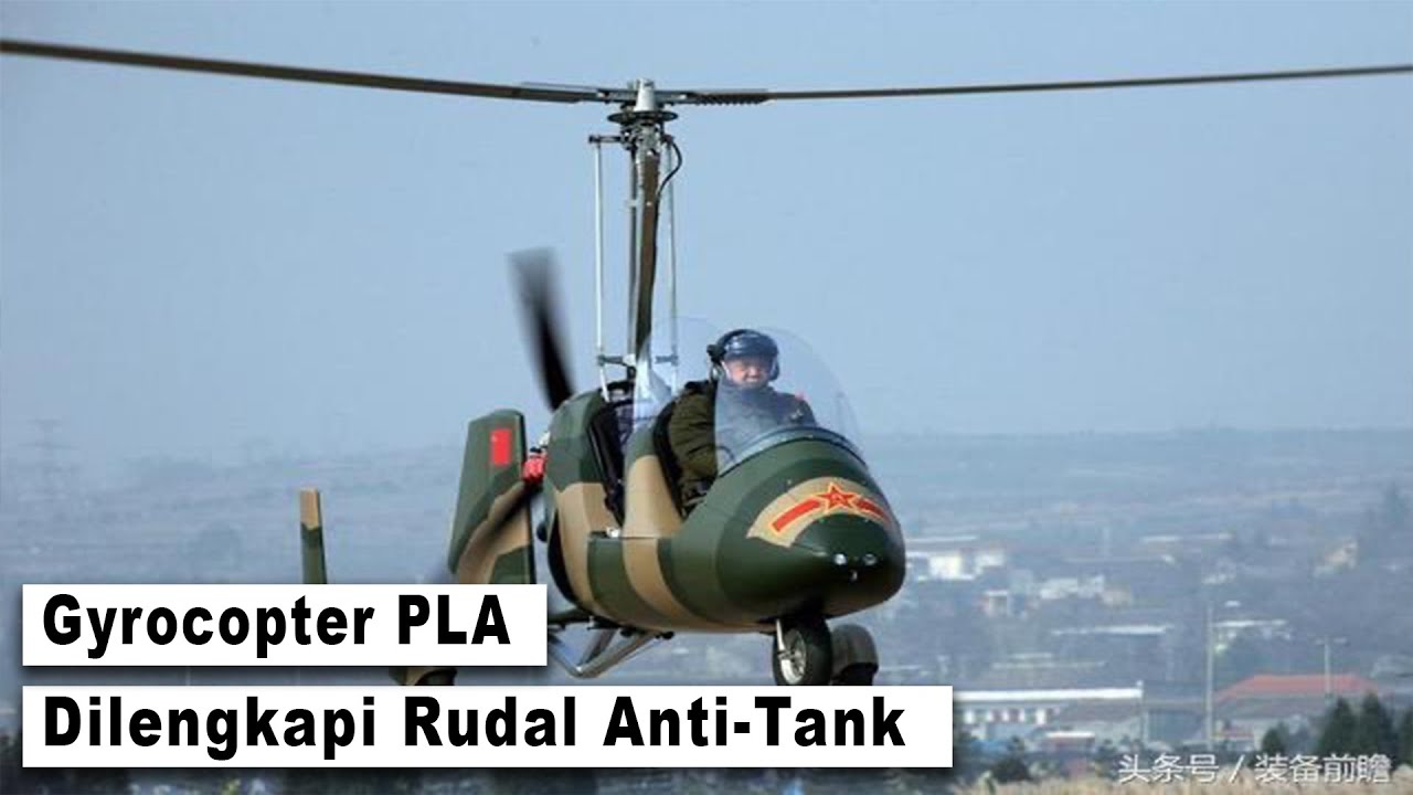China Pamerkan Gyrocopters Bersenjatakan Rudal Anti-Tank - YouTube