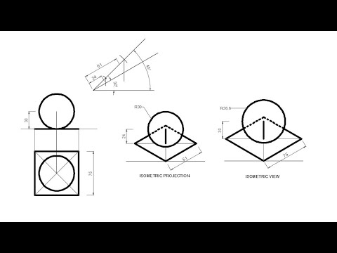 ISOMETRICS OF SPHERES | KTU Engineering Graphics - YouTube