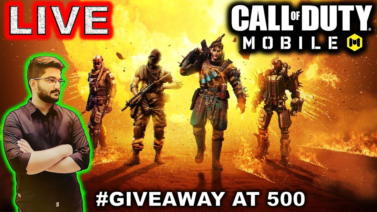 COD MOBILE LIVE STREAM INDIA || GIVEAWAY AT 500 SUBS || COD Mobile Live Hindi || Codm Live ...
