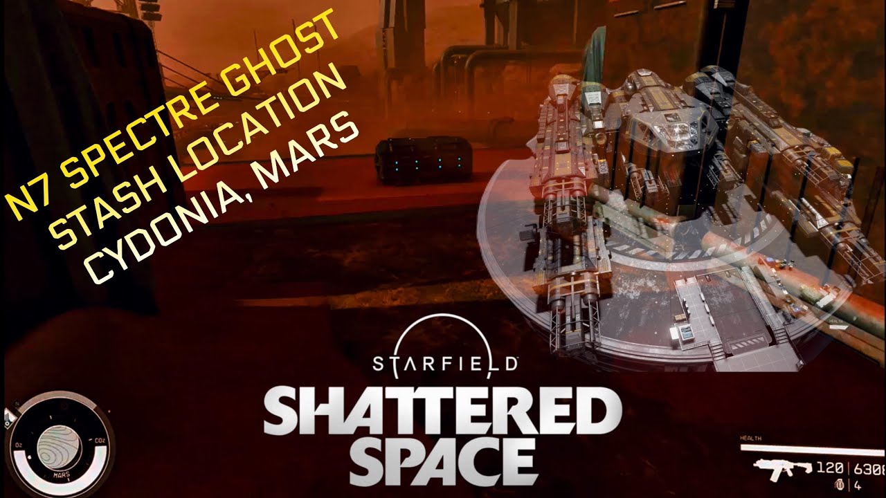 Starfield 🌌 N7 Spectre Ghost STASH Cydonia MARS - YouTube