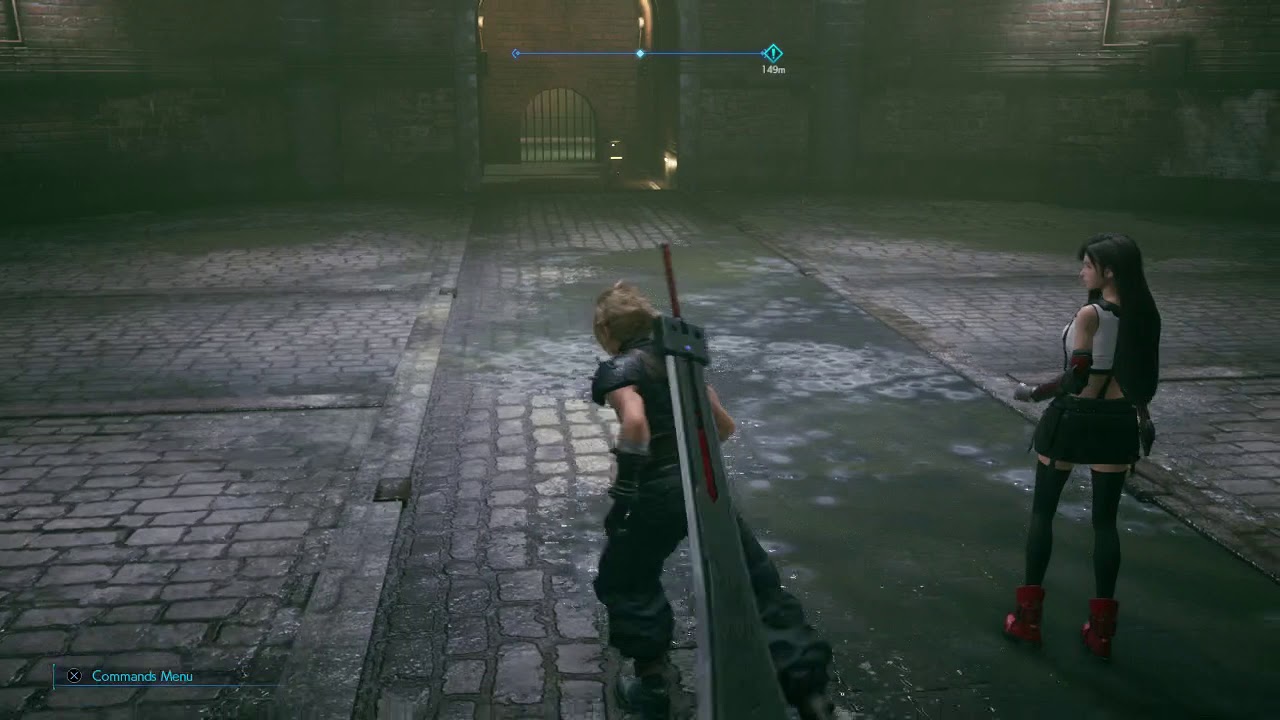 Final Fantasy VII Remake Sector 7 Sewers Initial Walkthrough - YouTube