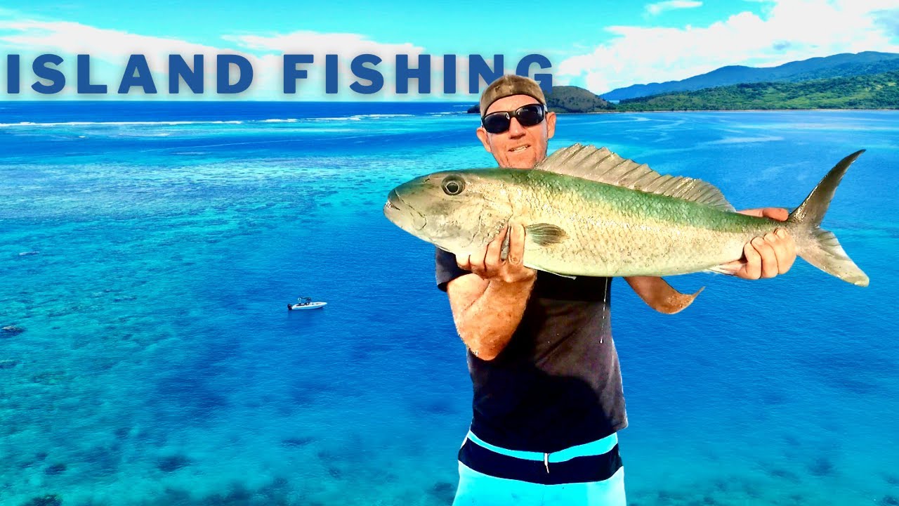 Fishing Remote Fiji Islands | Big Topwater Green Jobfish - YouTube