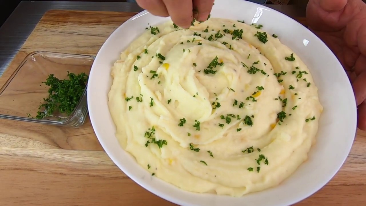 PURE DE PAPAS-MASHED POTATOES!! - YouTube