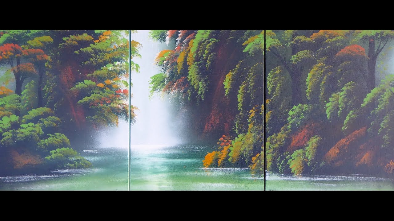 Spray paint art - Nature - made by street artist - YouTube