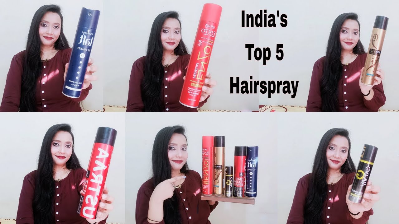 Top 5 HAIR SPRAY in india | BEST budget HAIR SPRAY | #hairspray ...