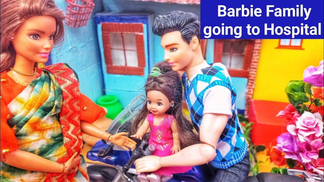 Barbie Family Going to Hospital/ Barbie Sick / Barbie and Ken Sick Day ...