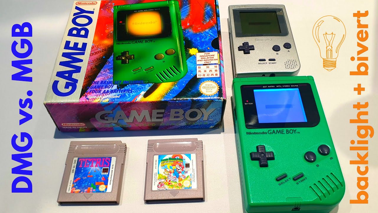 Retro Tech ASMR: Game Boy Classic (DMG) vs. Game Boy Pocket (MGB) vs ...