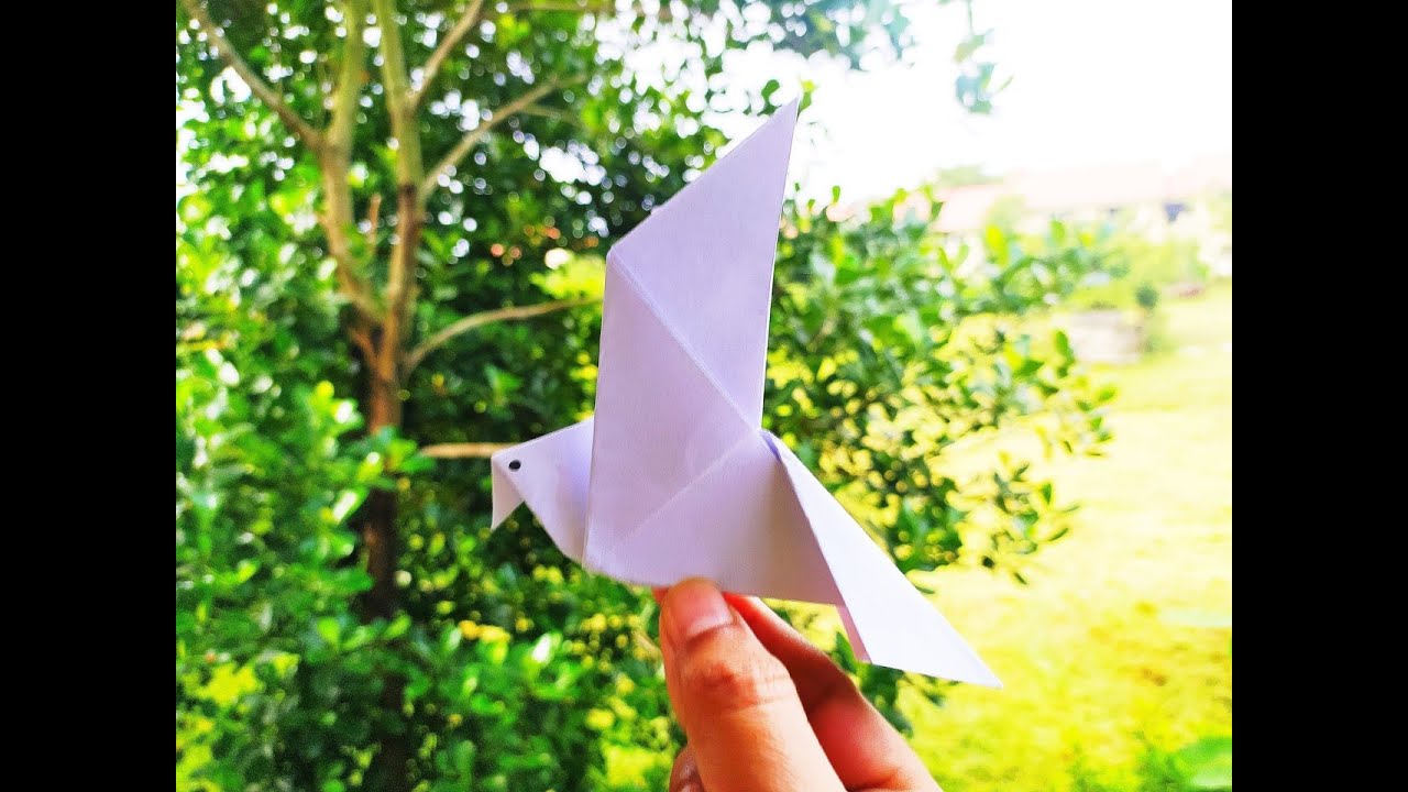 How to Make Paper Peace Dove / Pigeon / Origami / International Peace ...