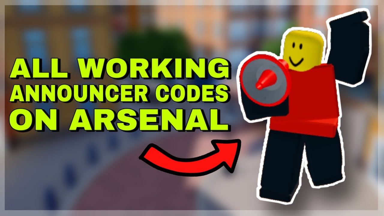 All Working Codes In Arsenal Roblox Youtube