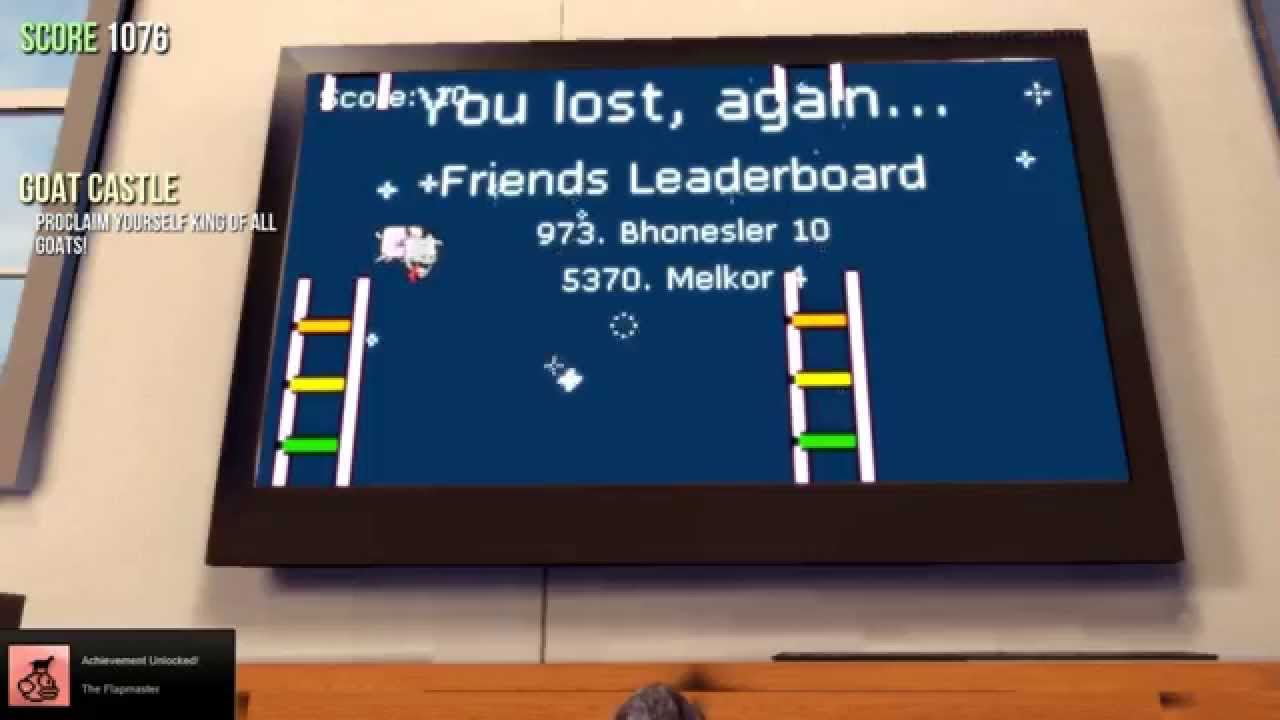 Goat Simulator: Flappy Goat (Flapmaster Achievement) - YouTube