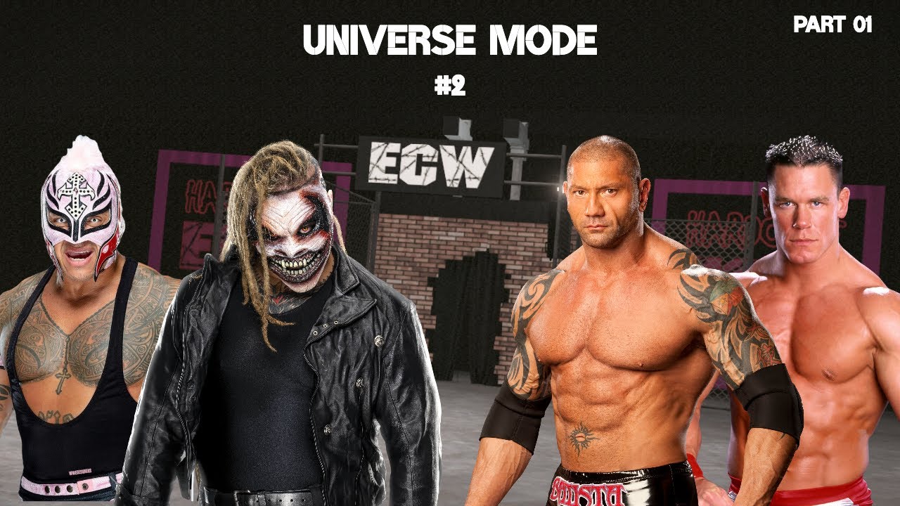 BRAY WYATT & REY MYSTERIO VS BATISTA & JOHN CENA '02 - ECW - UNIVERSE ...