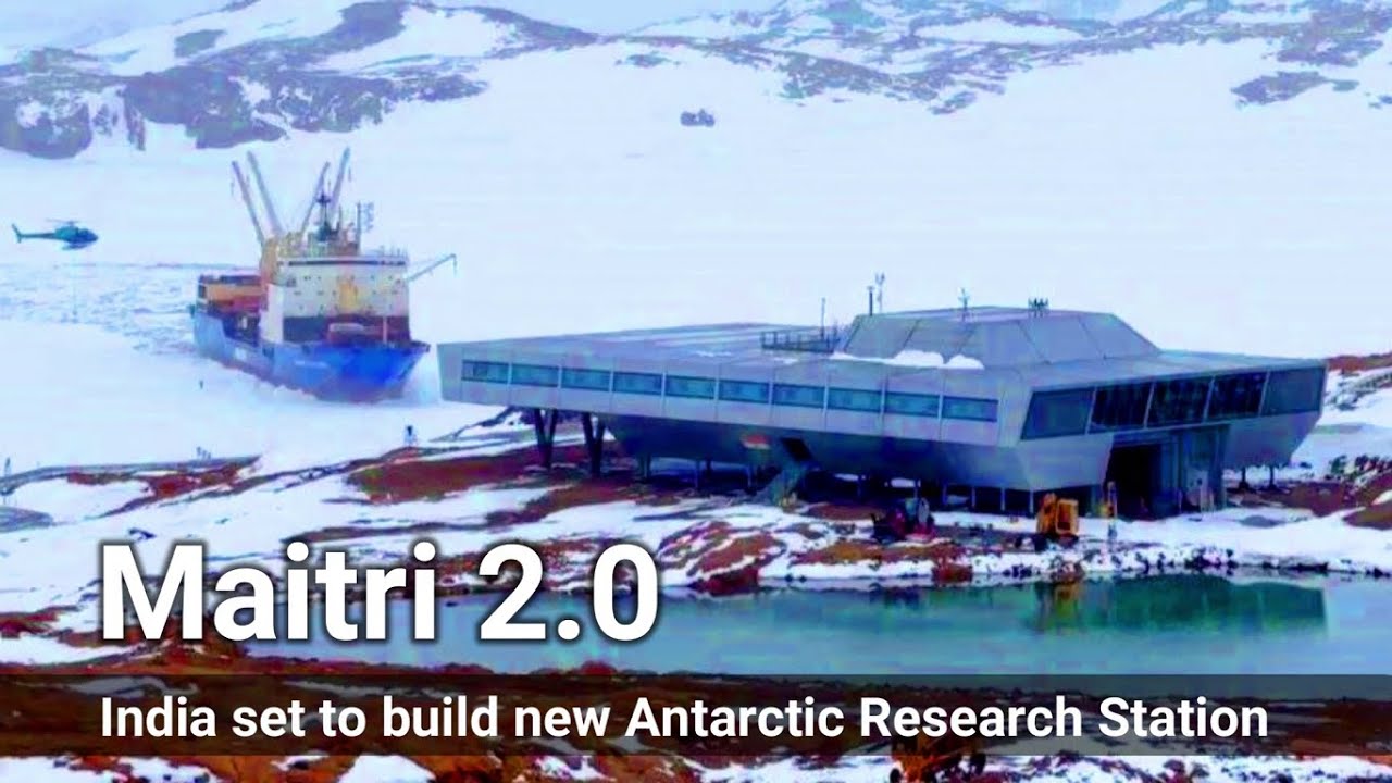 India building new Antarctic Research Station - YouTube