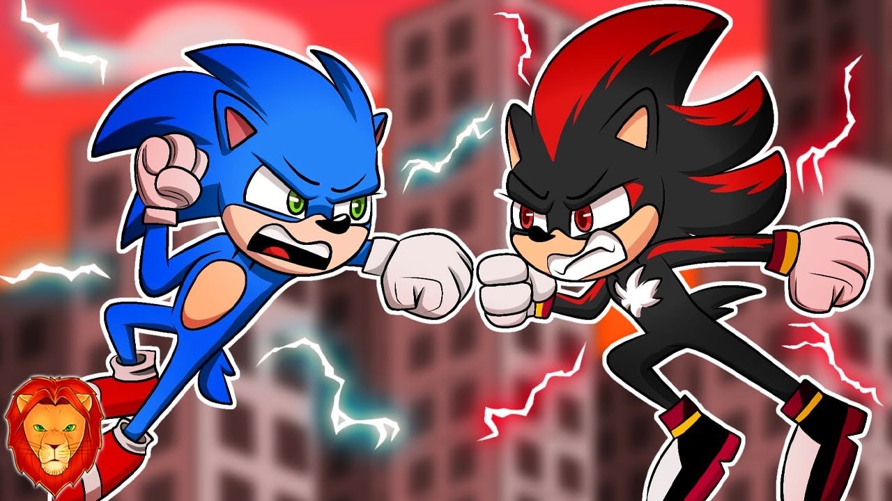 SONIC LA PELICULA vs SHADOW LA PELICULA en el NUEVO JUEGO de SONIC ...