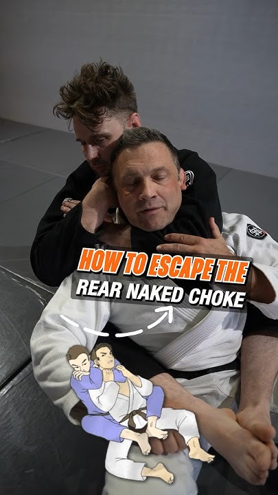 How to escape the rear naked choke in Jiu Jitsu! #jiujitsu #jiujitsutips - YouTube
