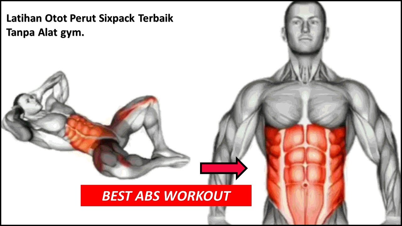 Best Abs Workout | Latihan Otot Perut Sixpack Terbaik Tanpa Alat gym ...