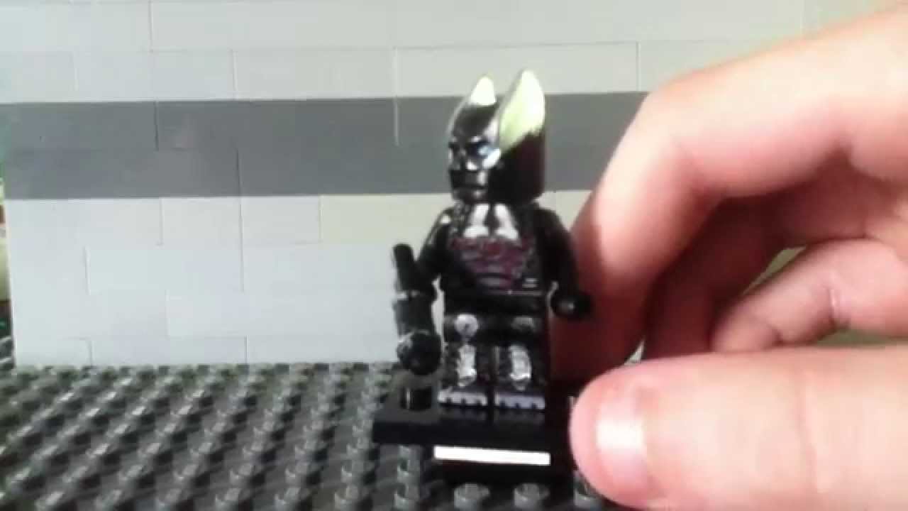 Custom lego Arkham knight minifigure showcase - YouTube