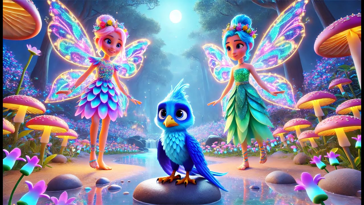 The Lazy Girl princess Transform to Blue Bird and the Lost Dream Pearl ...