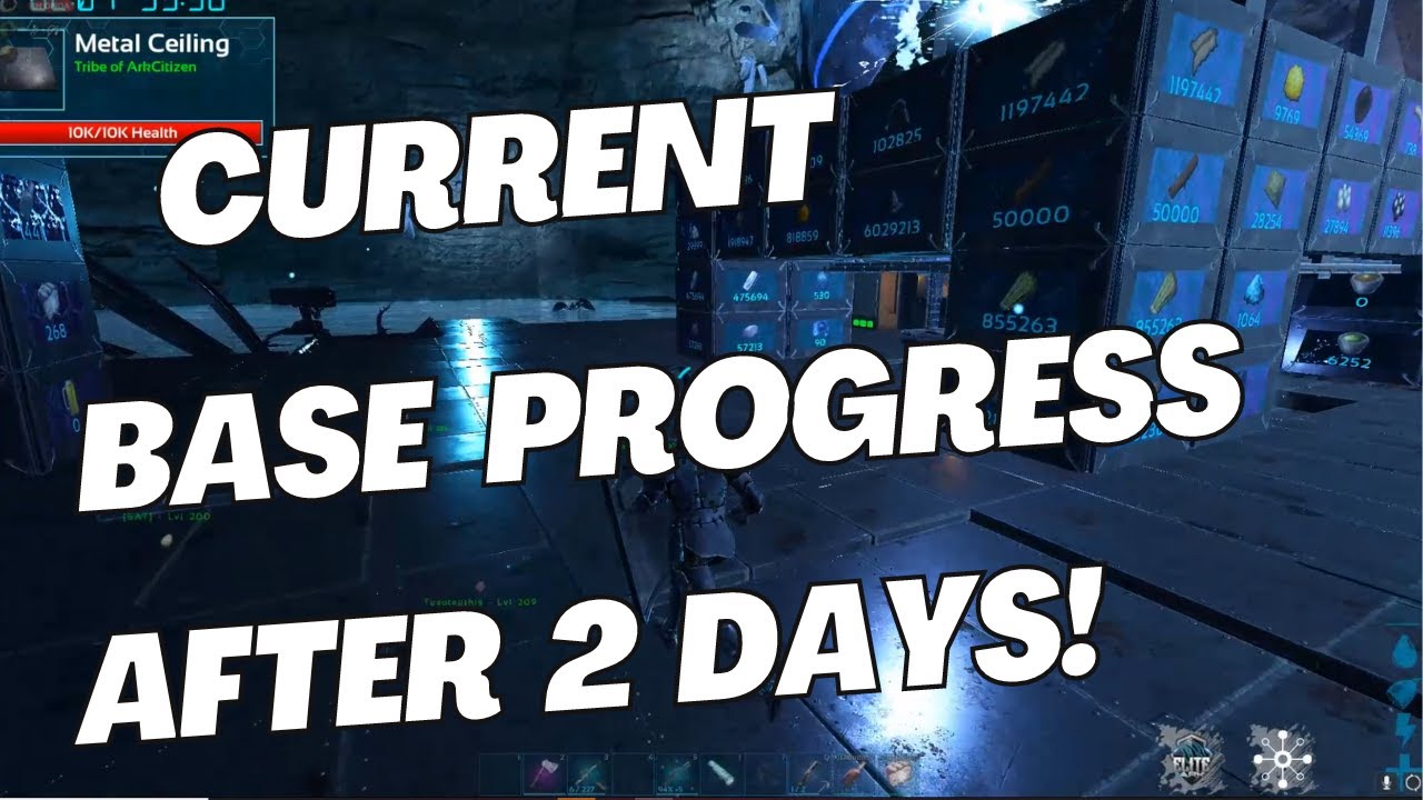 Farming and Base Progress Show Off! | ARK PVP | - YouTube