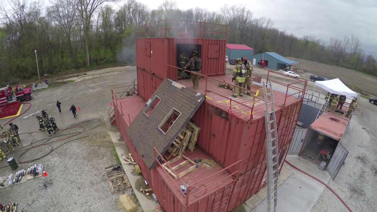 Drone Video of FDIC Hot Class 2015 Live Fire: First Due - YouTube