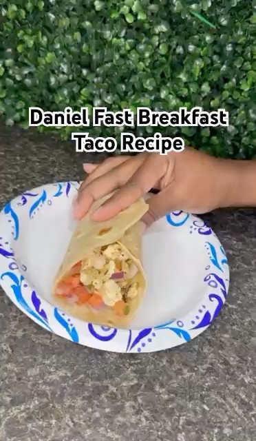 Daniel Fast Breakfast Taco Recipe #danielfast #plantbased #quickrecipe ...