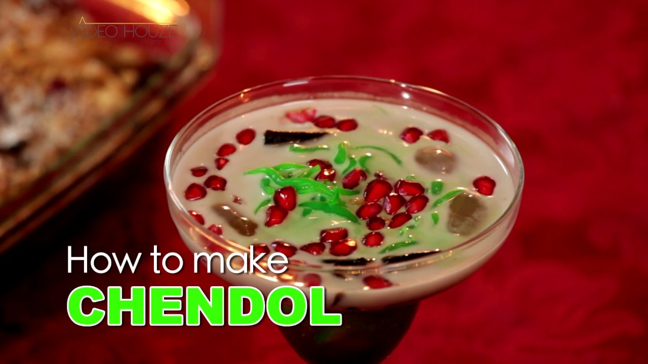 Cendol Drink Recipe | Quick & Easy Way | How to make a Cendol drink ...