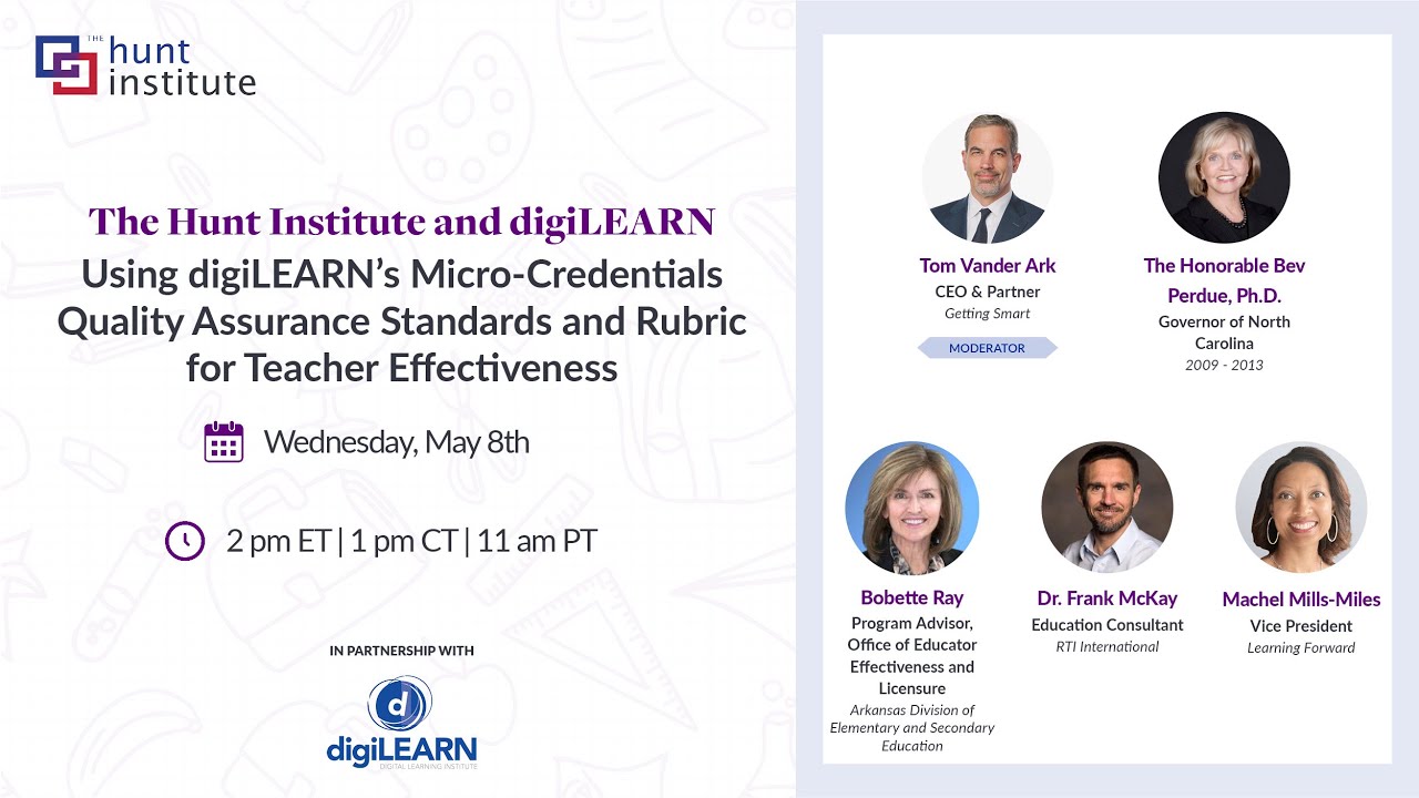 Using digiLEARN’s Micro-Credentials Quality Assurance Standards and Rubric for Teacher ...