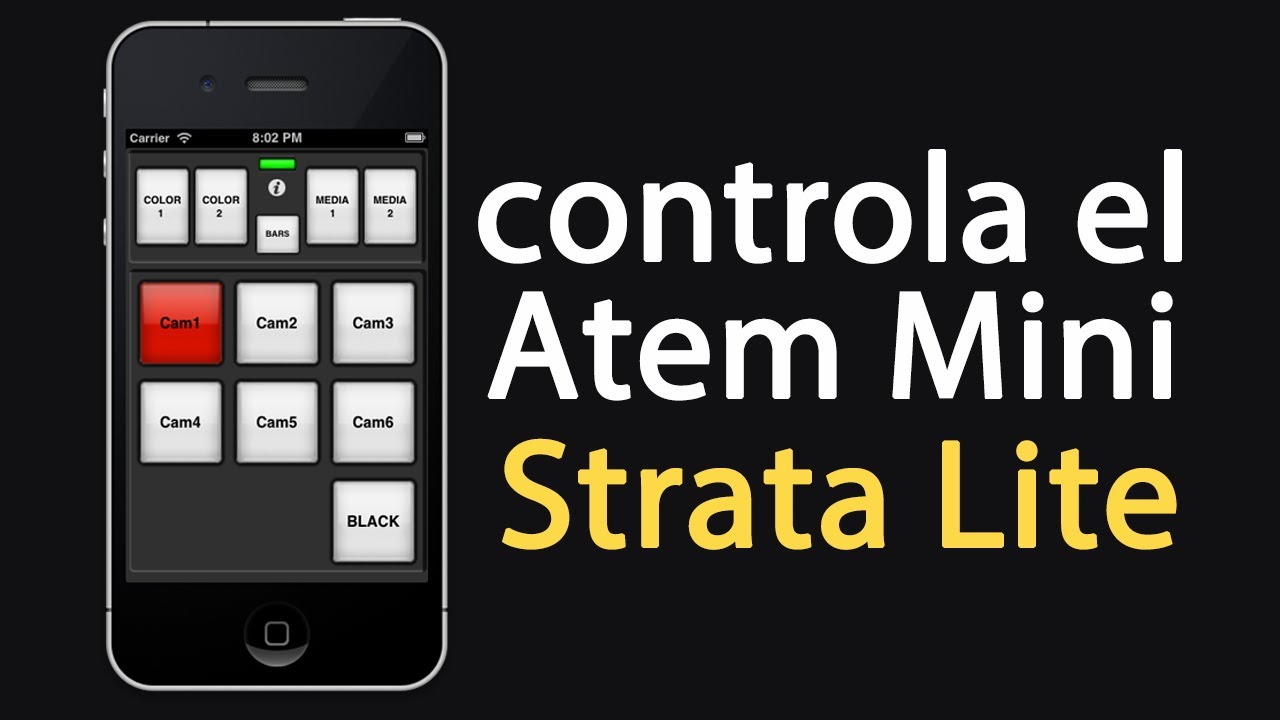 Aprende Mas con videotools" Controla el Atem Mini con Strata Lite" - YouTube