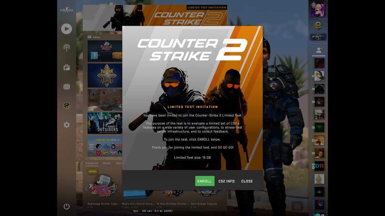 Early Access of Counter Strike 2 | CS2 Gameplay Live Stream India - YouTube