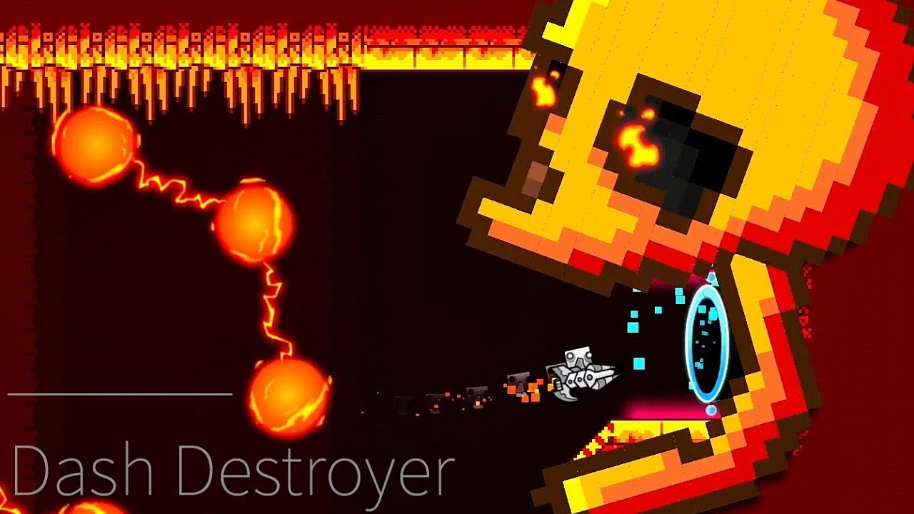 Dash Destroyer by Pixellord All Coins 100% Mobile - YouTube
